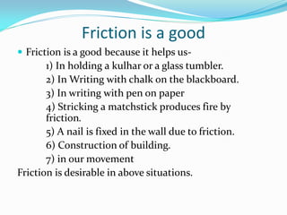 Friction | PDF