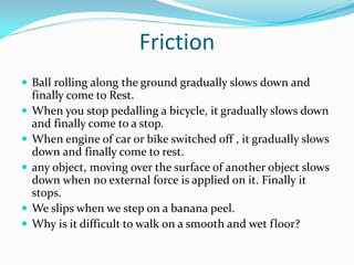 Friction | PDF
