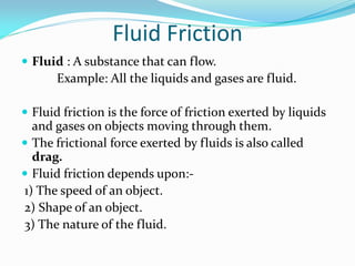 Friction | PDF