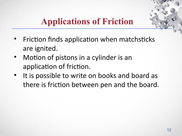 Friction, factors affecting friction,types of friction, | PPT