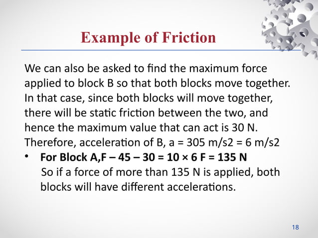 Friction, factors affecting friction,types of friction, | PPTX | Physics | Science