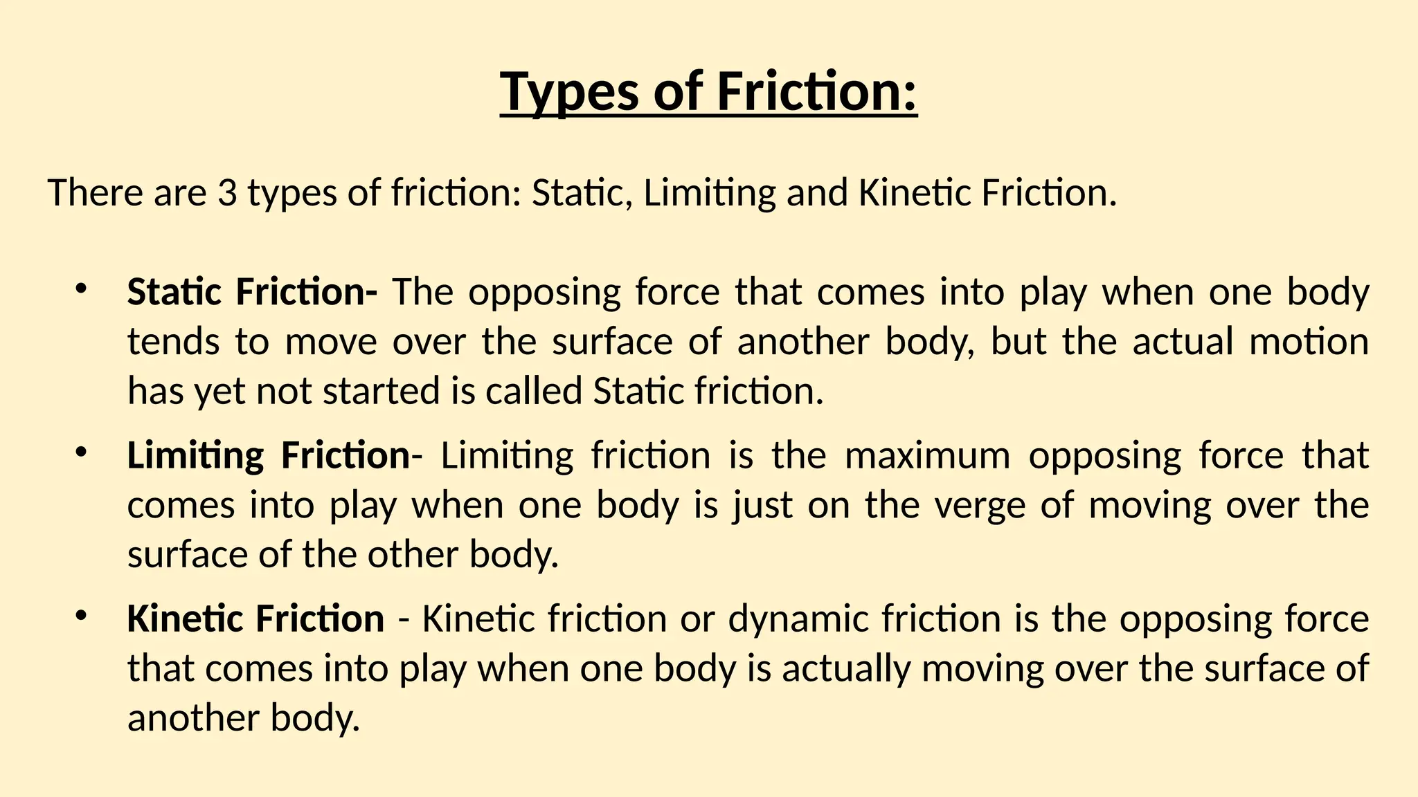 A powerpoint presentation about friction class 11th.pptx