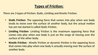 A powerpoint presentation about friction class 11th.pptx