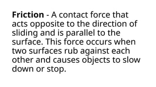 FRICTION for Science Grade Five Elementary | PPTX