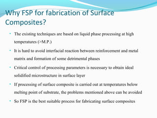 Friction stir-processing | PPT