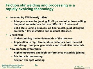 Friction stir welding | PPT