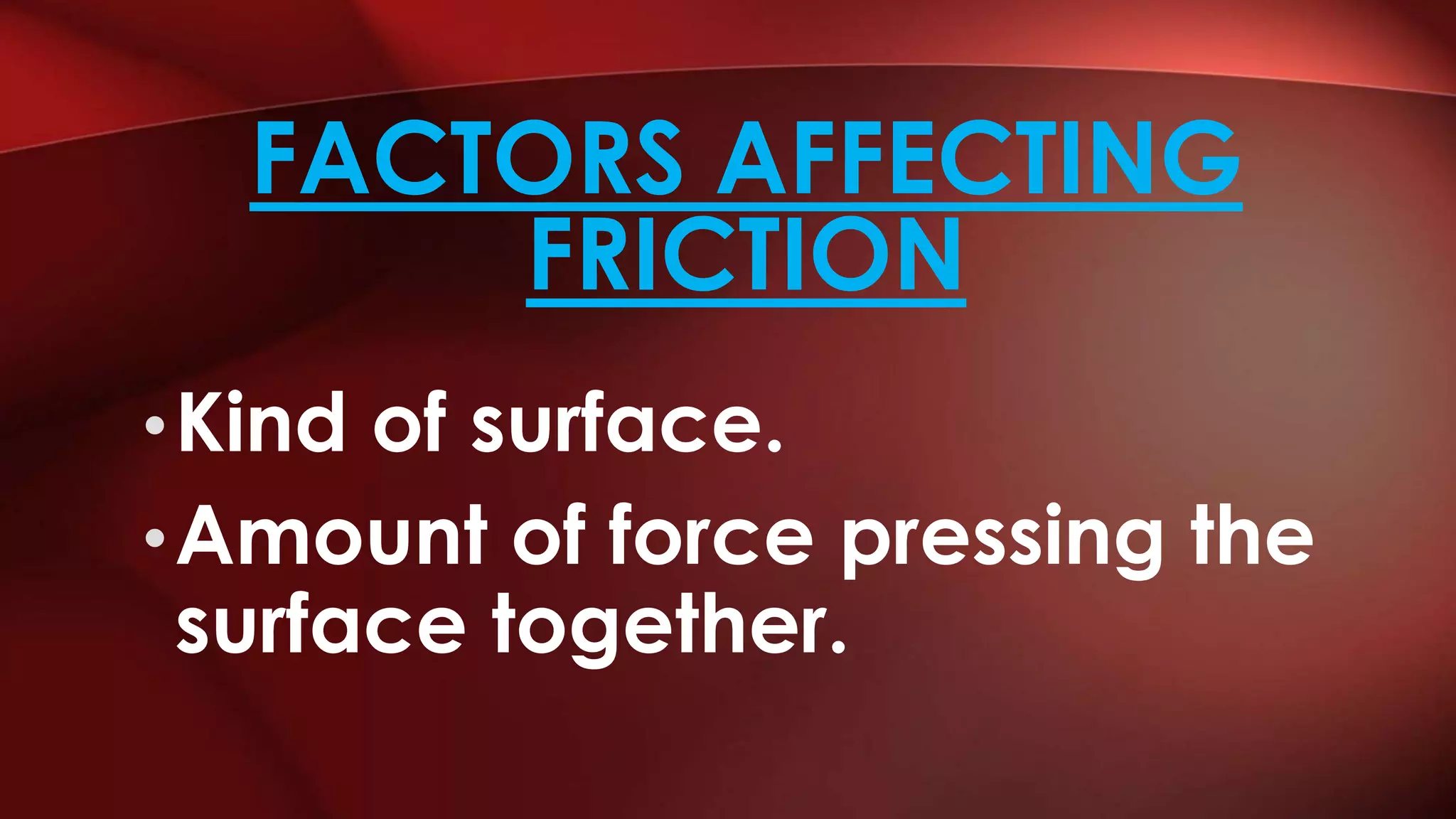 Frictional Force | PPTX