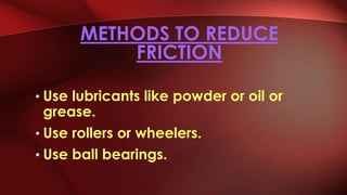 Frictional Force | PPTX
