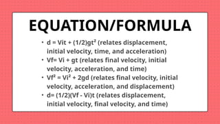 Friction and Gravity Education Presentation in Peach and Yellow ...