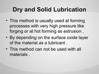 Friction and lubrication (presentation) | PPT
