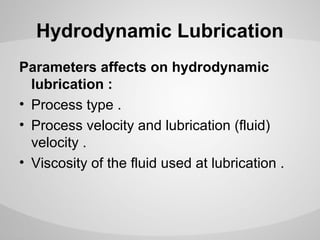 Friction and lubrication (presentation) | PPT