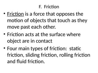 Friction and Newton Laws Powerpoint for physical science | PPTX