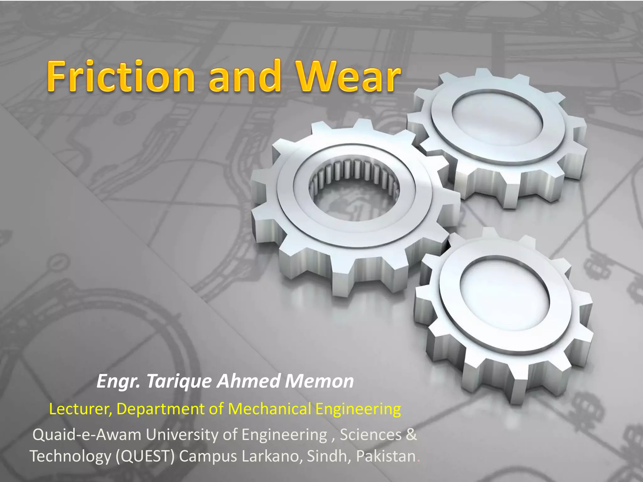 Friction and wear | PDF