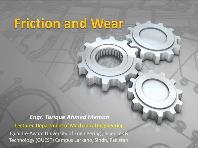 Friction and wear | PDF