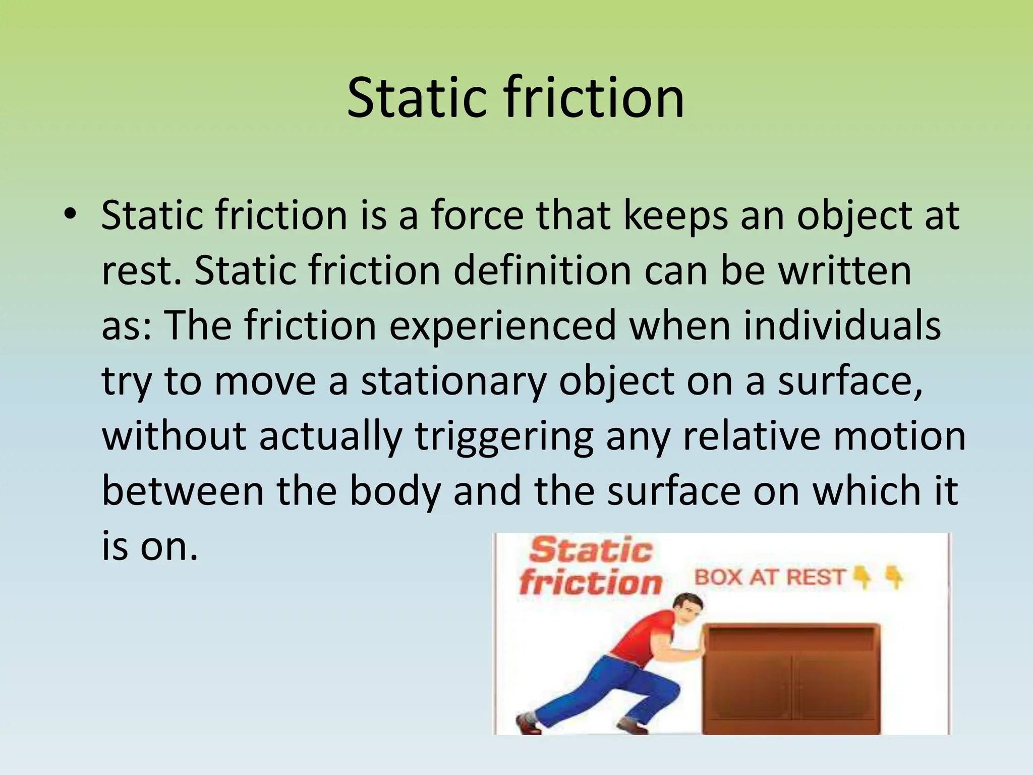 Friction ppt by irtizah ahmad student 8 | PPT
