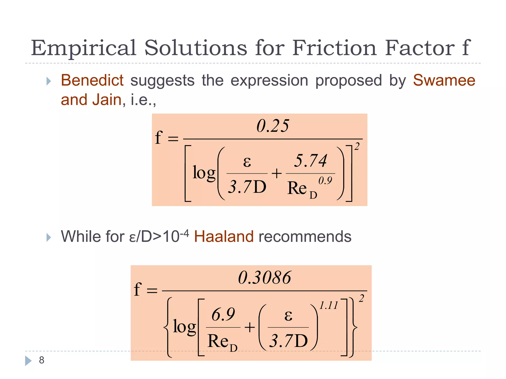 Friction factor | PPTX