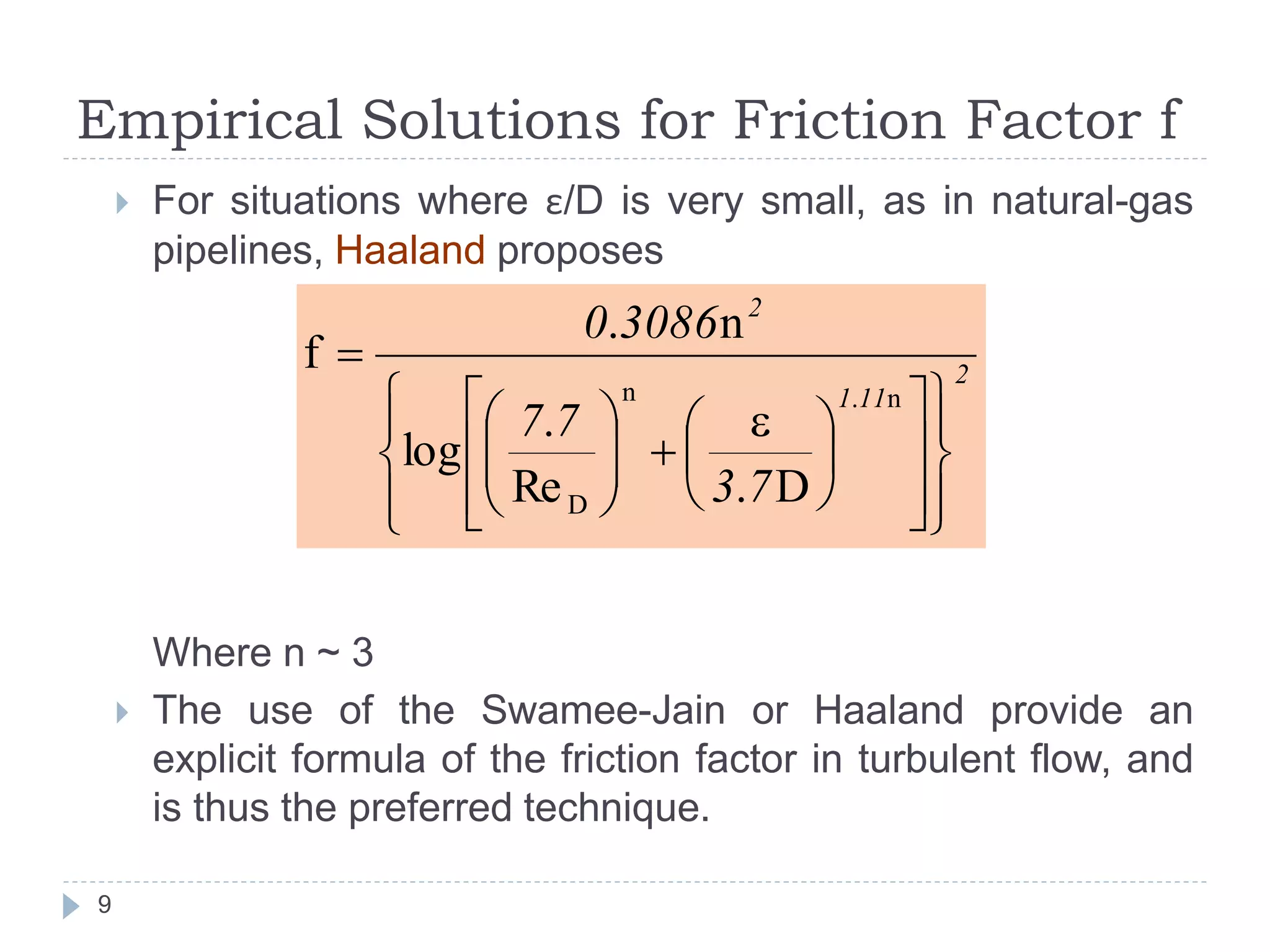 Friction factor | PPTX