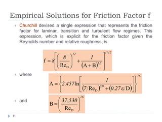 Friction factor | PPTX