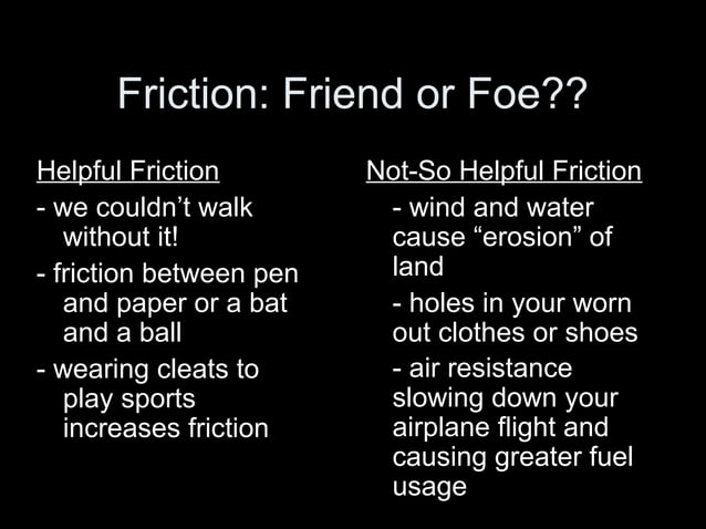 Grade 6- Friction Introduction lesson .ppt