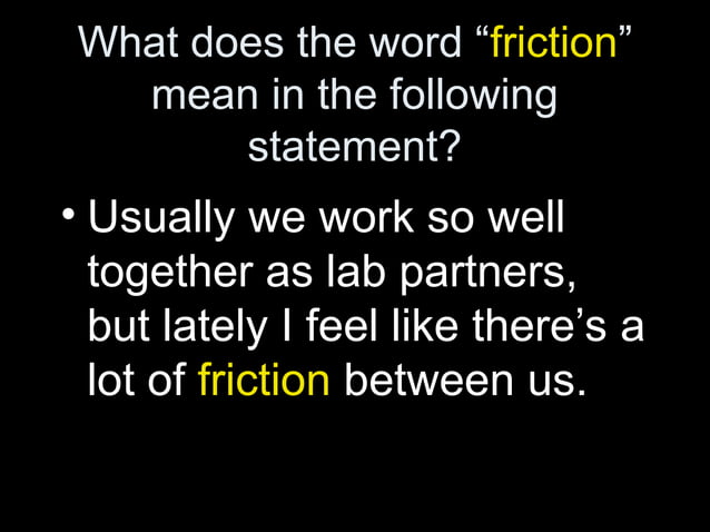 Grade 6- Friction Introduction lesson .ppt