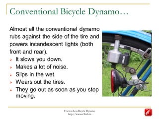 Frictionless Bicycle Dynamo | PDF
