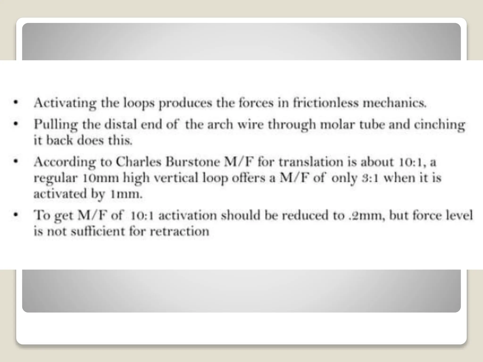 FRICTIONLESS MECHANICS in orthodontics tooth movement.pptx