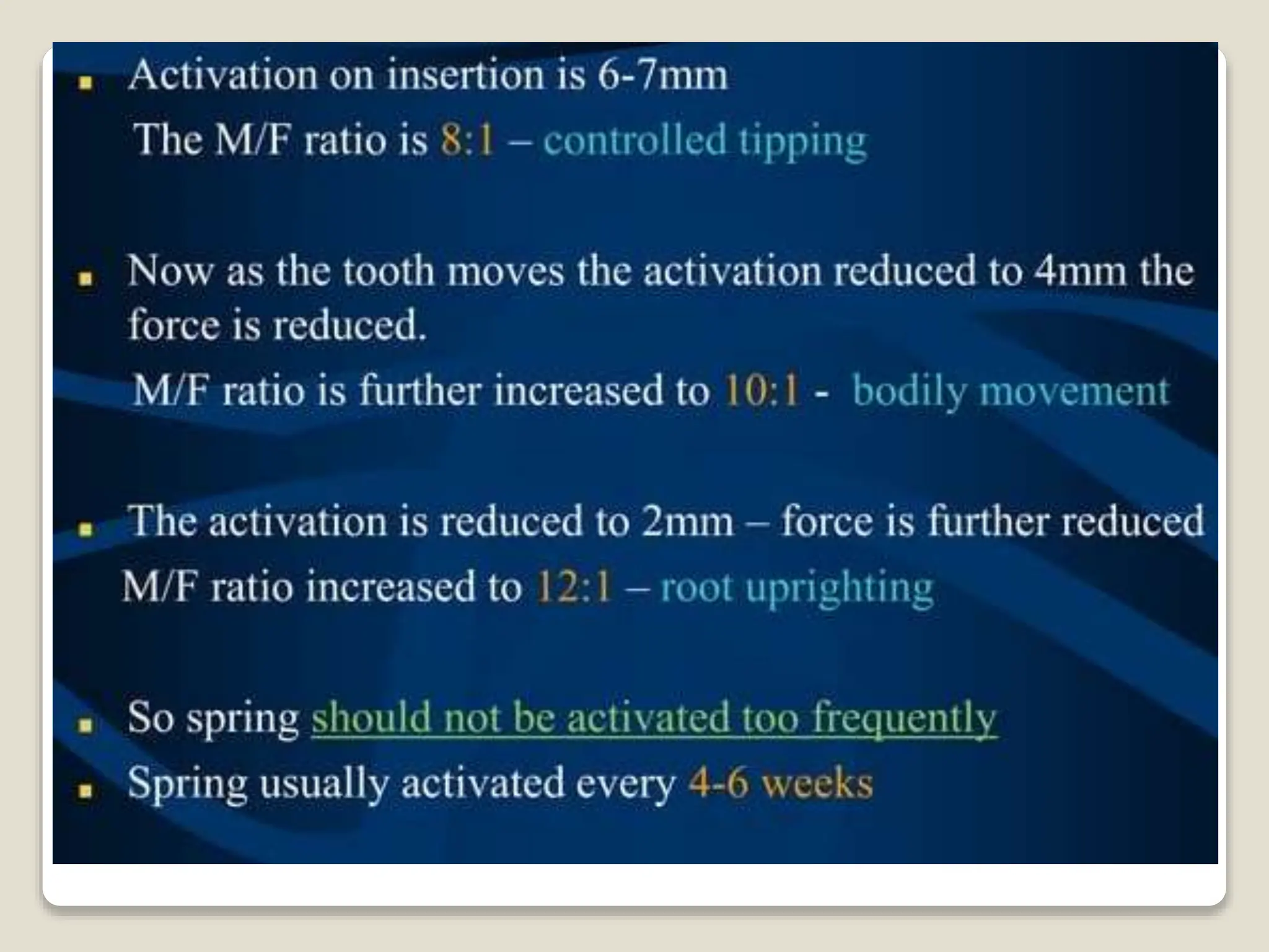 FRICTIONLESS MECHANICS in orthodontics tooth movement.pptx