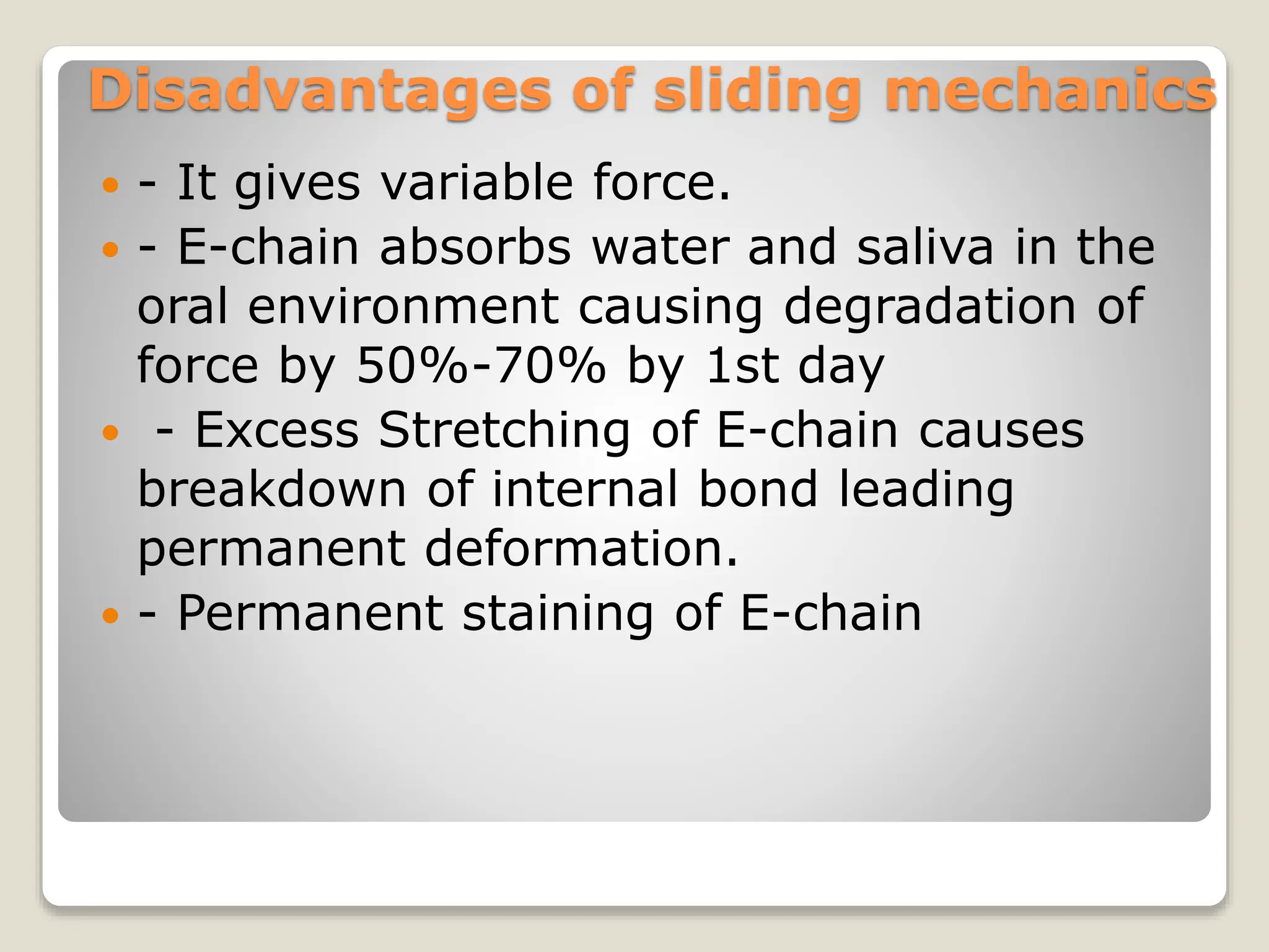 FRICTIONLESS MECHANICS in orthodontics tooth movement.pptx