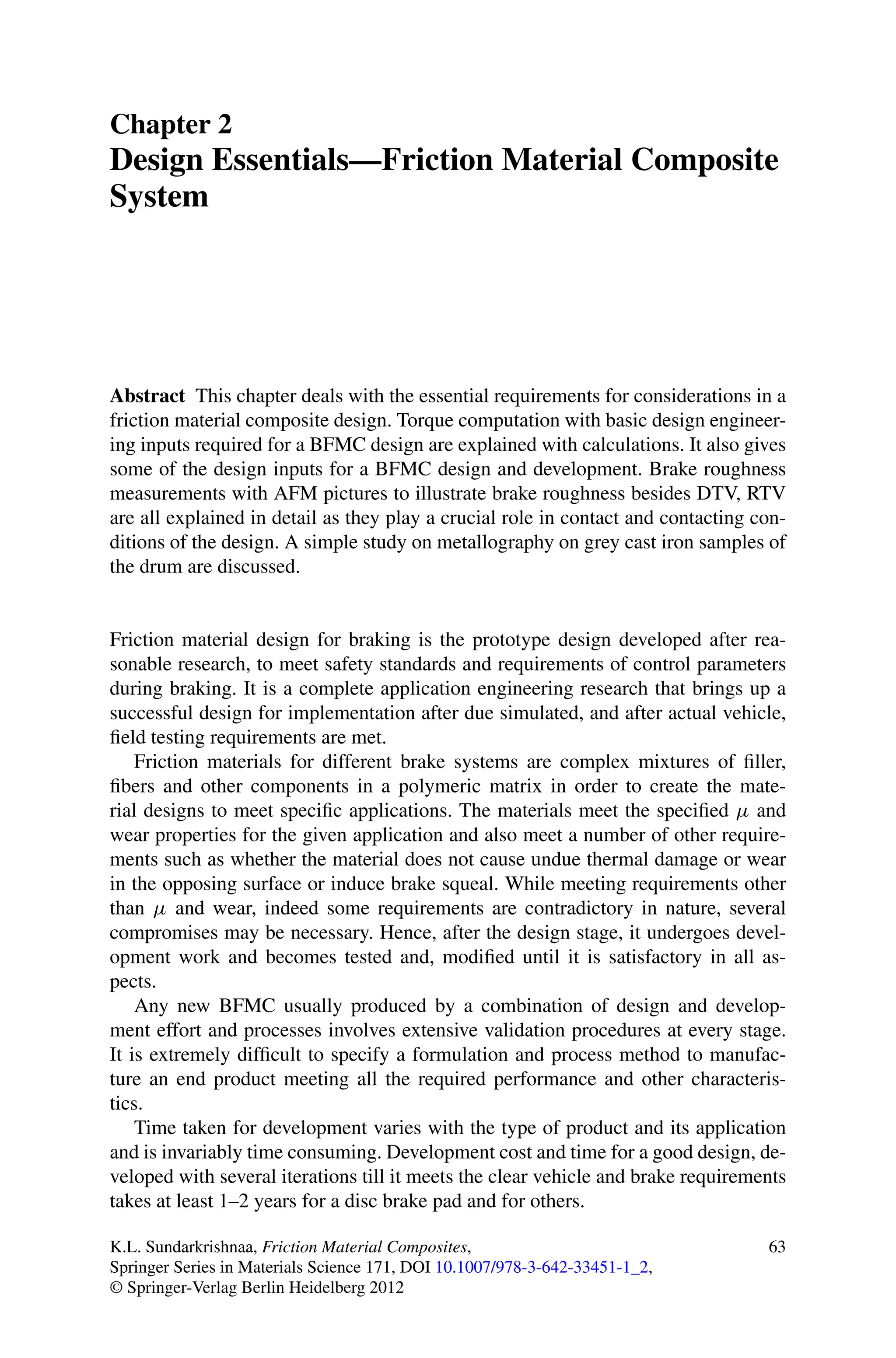 Friction material composites | PDF