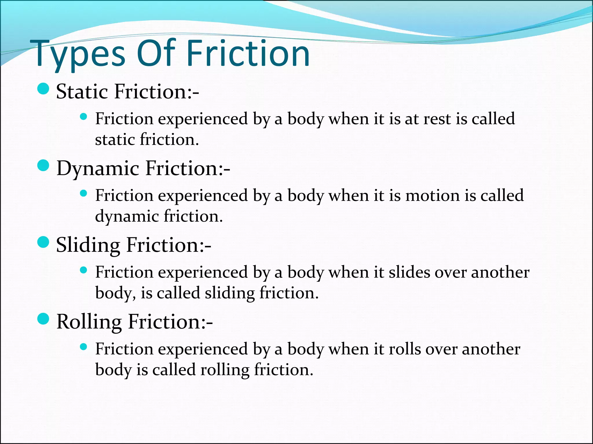 Friction | PPT