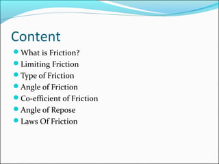 Friction | PPT
