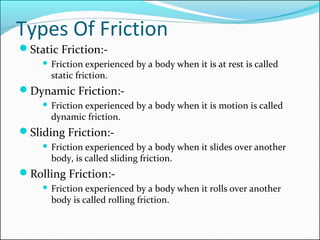 Friction | PPT