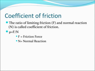 Friction | PPT