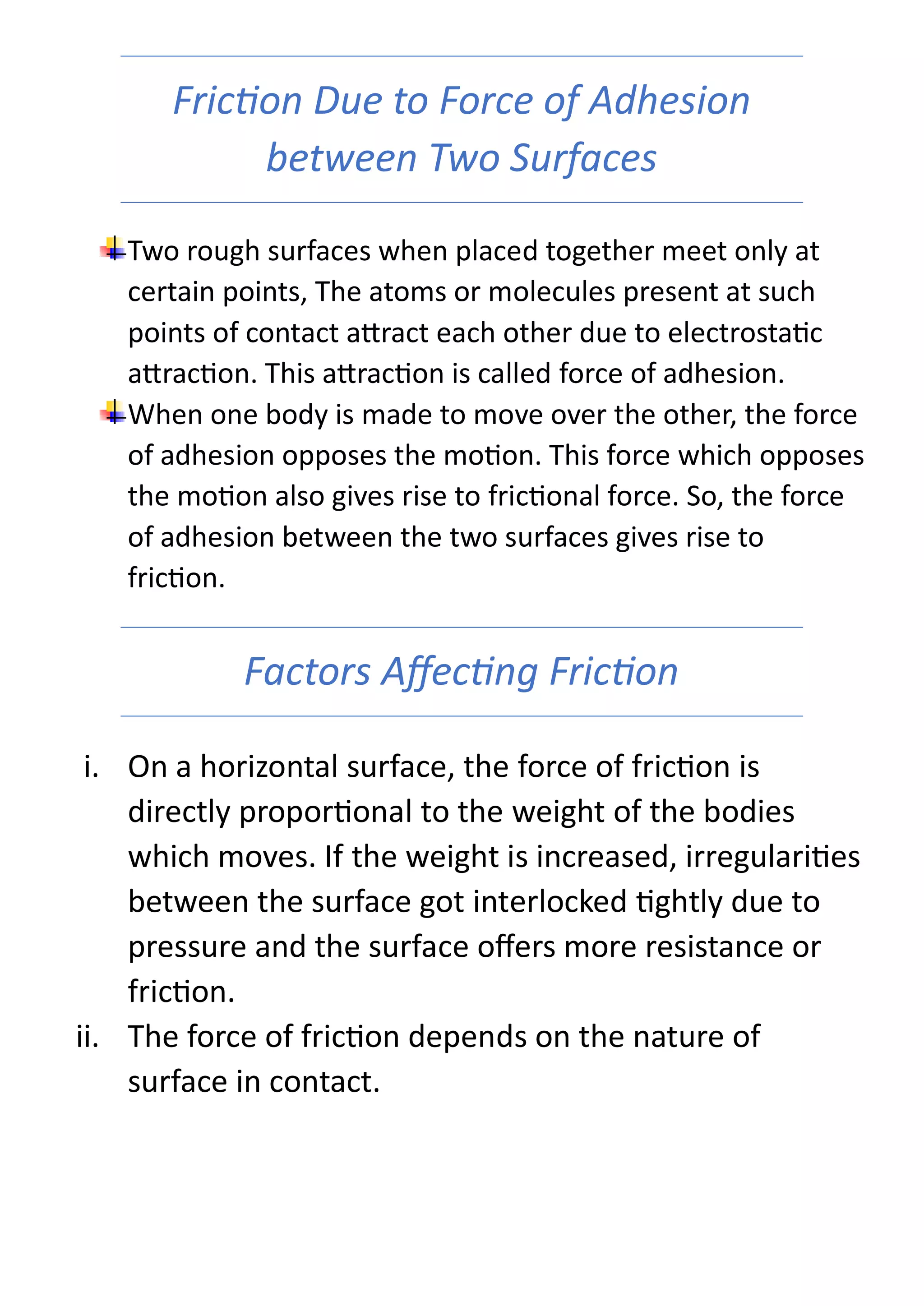 Friction notes.PDF