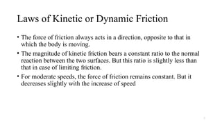 friction on horizontal Plane.pptxmnjhsnzhhhhh | PPTX