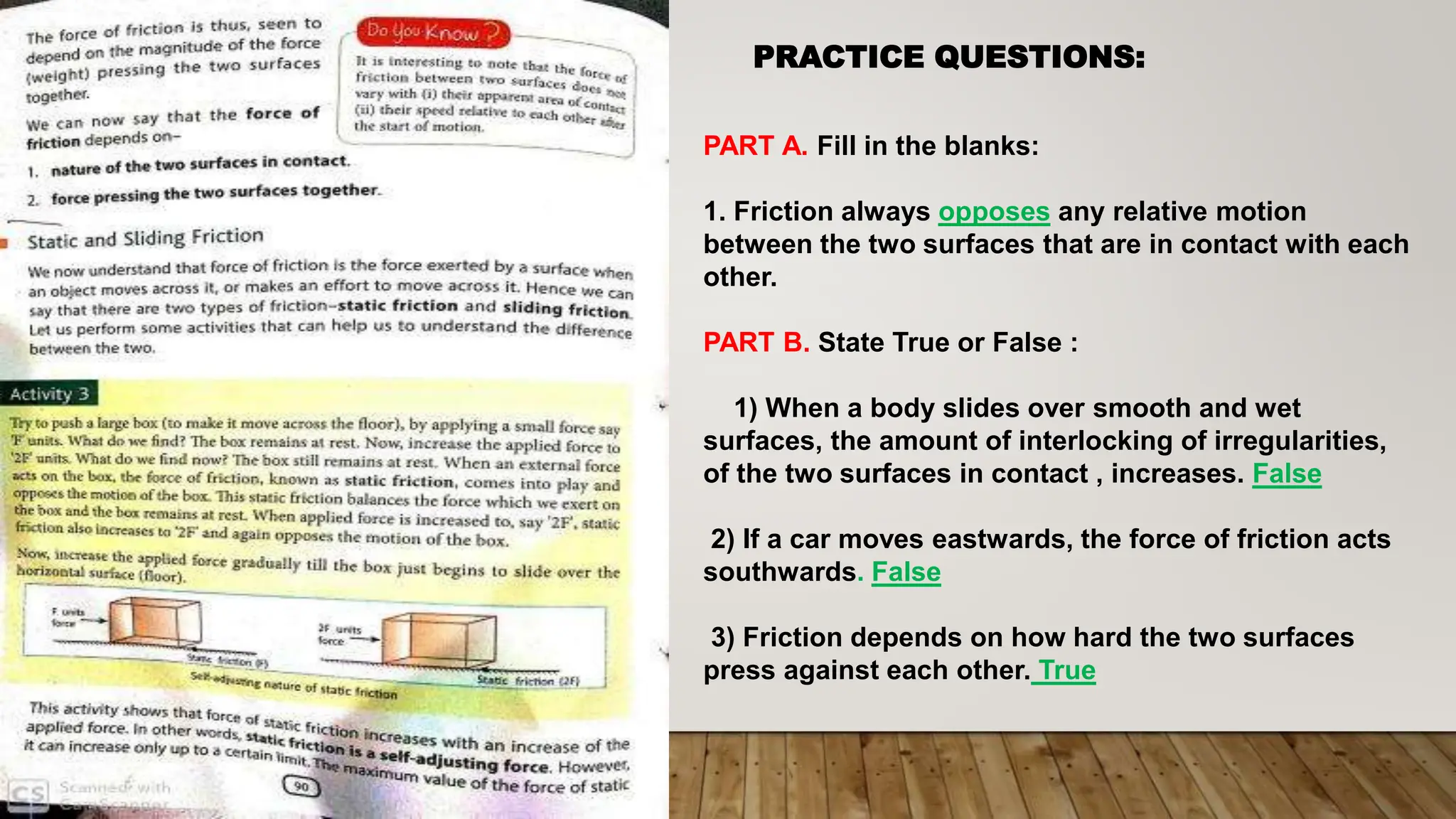 Introduction to Friction - Types and cause | PPTX
