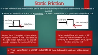 Friction and its Types, discovery of wheel | PPT