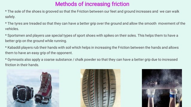 Friction Necessity and Evil, ways to increase Friction | PPT