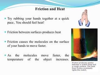 Friction Causes Heat
