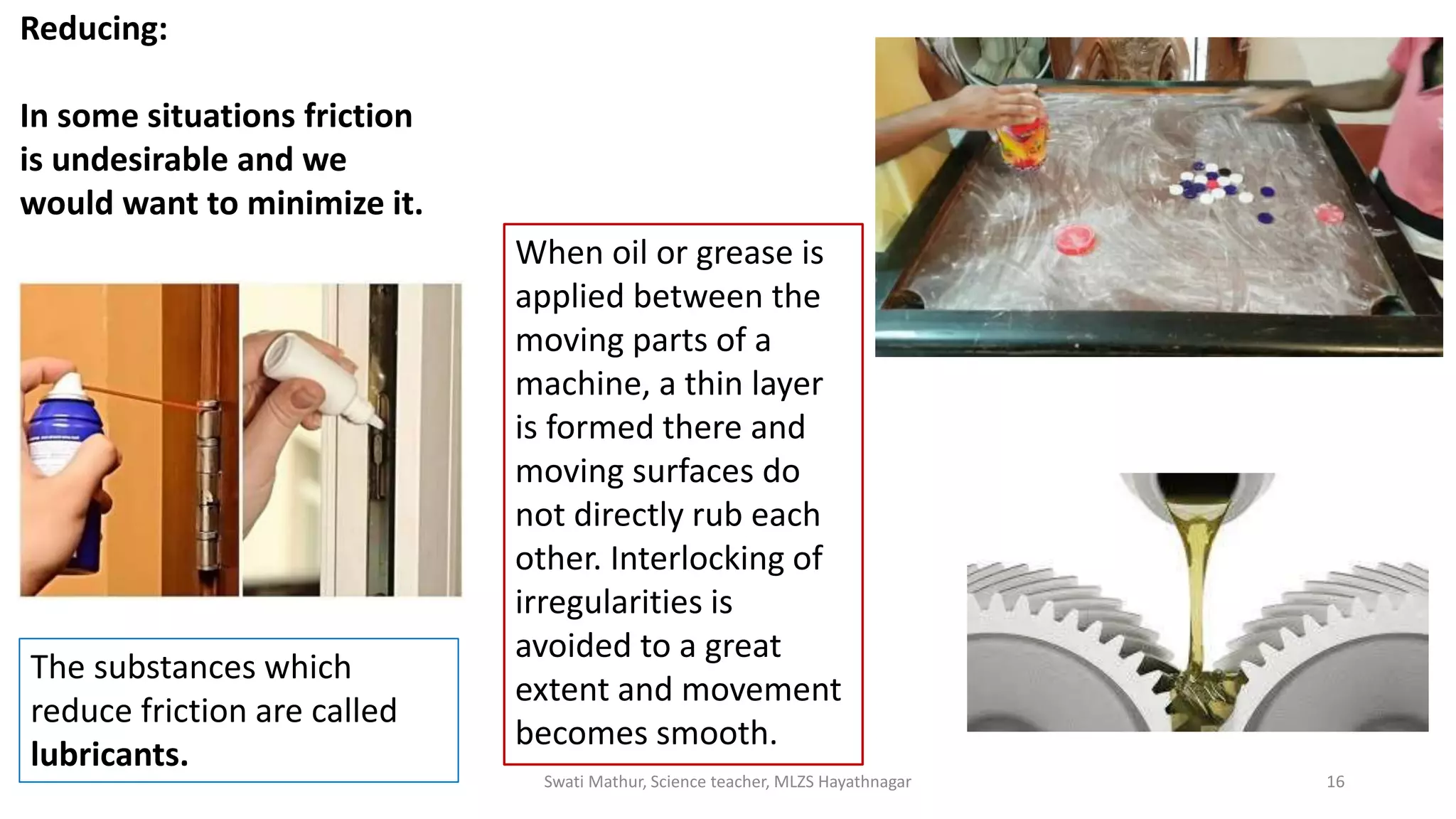 Friction CLASS 8 NCERT powerpoint presentation | PDF