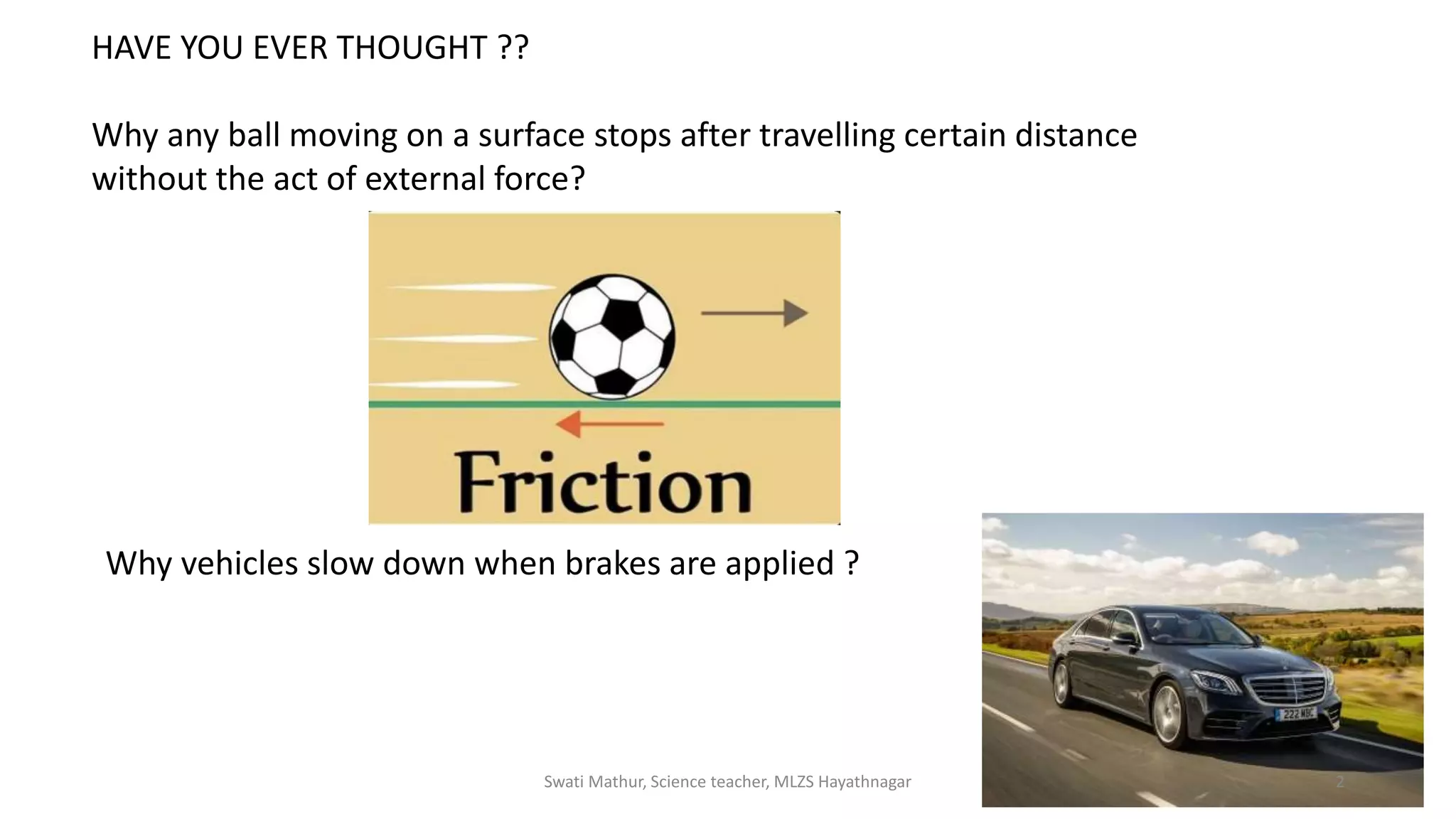 Friction CLASS 8 NCERT powerpoint presentation | PDF