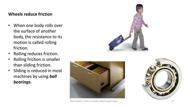 Friction CLASS 8 NCERT powerpoint presentation | PDF