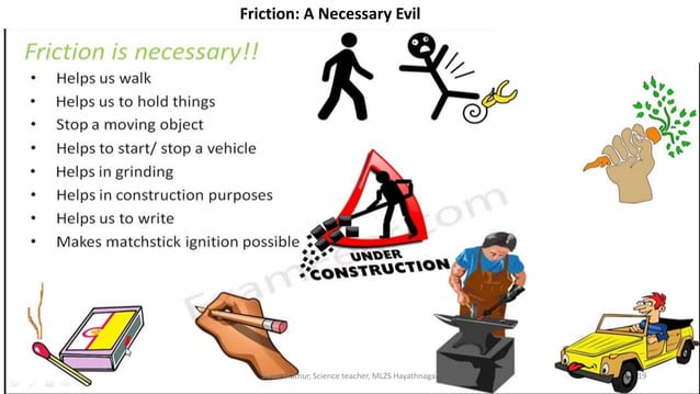 Friction CLASS 8 NCERT powerpoint presentation | PDF