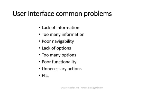 User eXperience - Friction in user interface | PPT