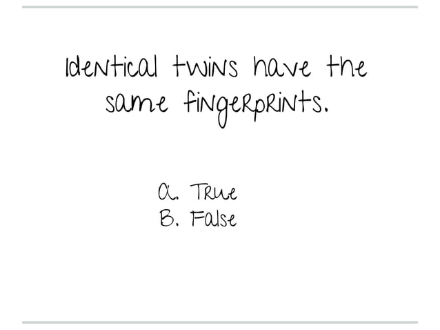 Friction ridge analysis | PDF