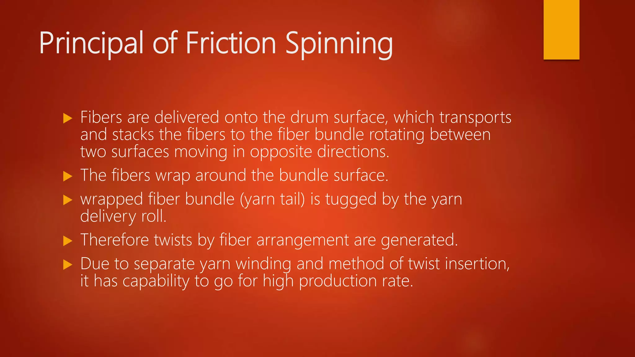Friction spinning | PPTX