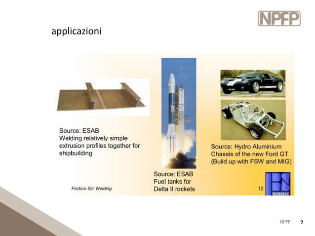 Friction Stir Welding (FSW) e Friction Stir Processing (FSP) | PPT
