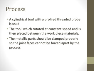 Friction stir welding (sfw) | PPTX