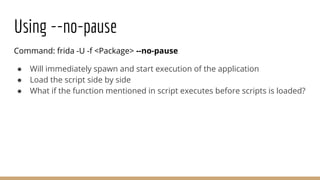 Frida Android run time hooking - Bhargav Gajera & Vitthal Shinde | PPT