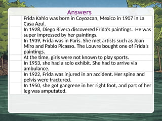 Frida-Kahlo-biography-and-introduction-pptx | PPTX